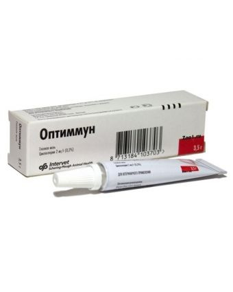 Оптиммун 3,5 г мазь глазная для собак - купить с доставкой по выгодным ...