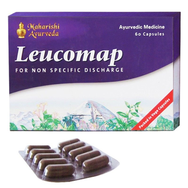 Лейкомап Махариши Аюрведа (Leucomap Maharishi Ayurveda), 60 капсул ...