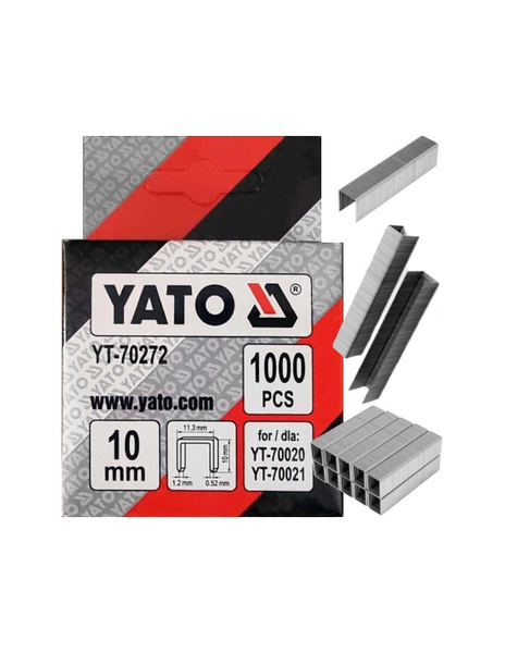 Скобы 10мм 1,2x11,3мм, тип 53F, 1000 штук купить на OZON по низкой цене ...