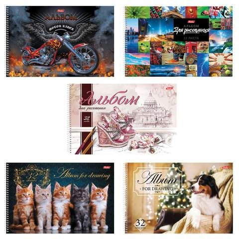 (5 шт.) - Альбом для рисоования HATBER "Ассорти", A4, 32 л. (арт. 104838) - купить с доставкой ...