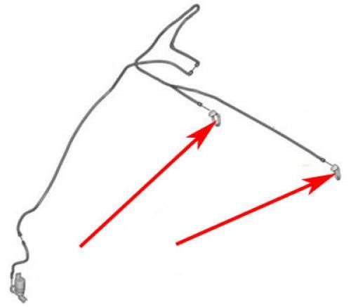 Форсунка омывателя лобового стекла c5 x7 Citroen / Peugeot 6438Z6 ...