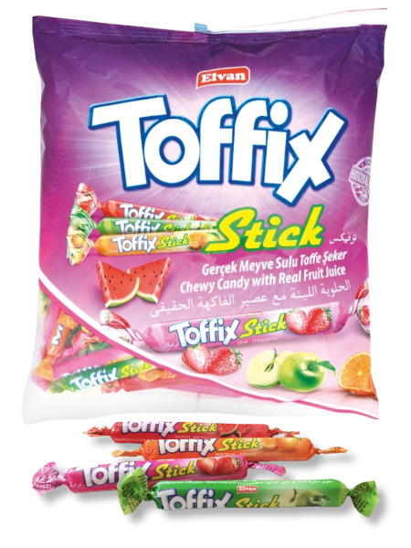 Конфеты жевательные мягкие Toffix Stick Mix, 1кг. - купить с доставкой ...