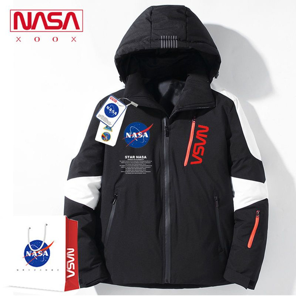 Пальто пуховое NASA ESS Hooded Down Jacket - купить с доставкой по ...