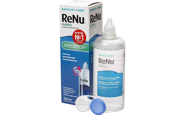 Раствор Renu MultiPlus (60/120/240/360мл), Объем: 120 мл - купить с ...