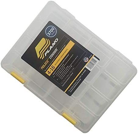 Коробка Plano 2370500 4 Cmp Prolatch Box W Tab Clr Ylw (22.9cm x 17.8cm ...