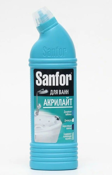 Sanfor Гель для чистки акриловых ванн Акрилайн MML, 750 гр/ - купить с ...