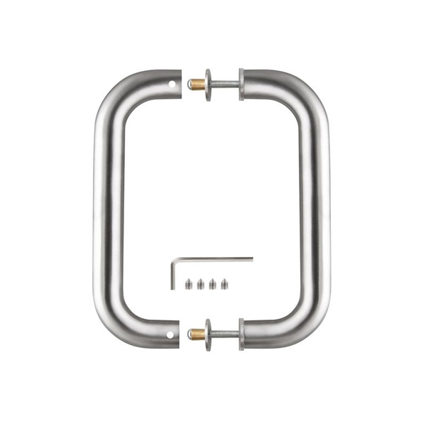 Ручка-скоба Fuaro (Фуаро) PULL.PH25/200.21 INOX 304 (PH-21-25/200-INOX) для установки на ...