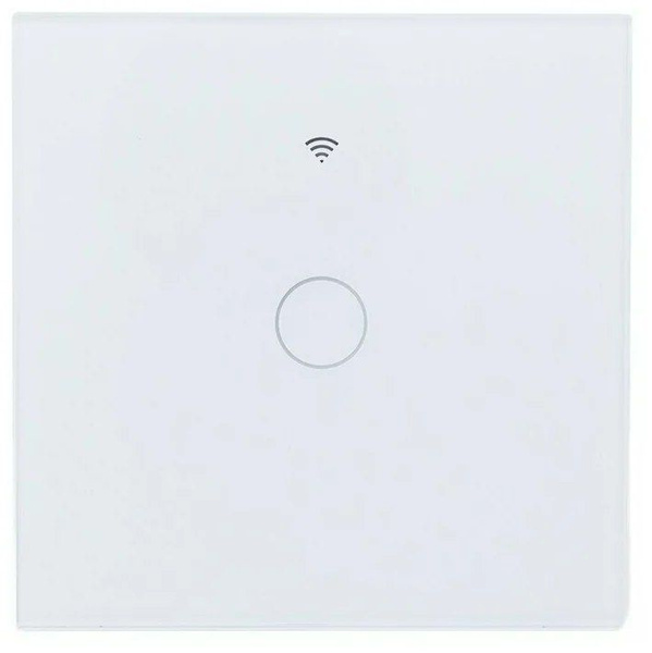 Умный сенсорный выключатель Smart Switch (Tuya) - Wi-fi, 1 кнопка ...