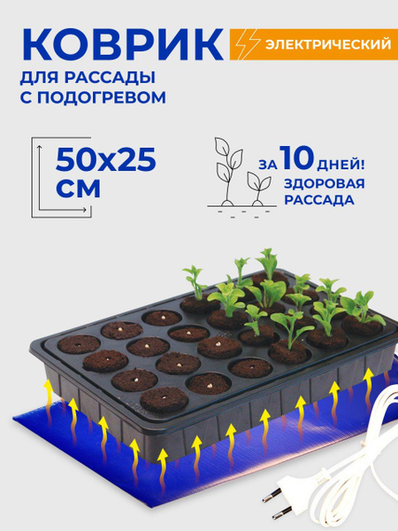 Коврик с подогревом ТеплоМакс Подогреватель купить по выгодной цене в ...