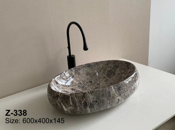 Раковина Zandini Z-338, 40x60 см, коричневый купить по доступной цене с доставкой в интернет ...