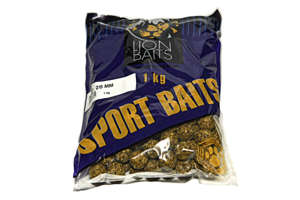 Бойлы тонущие LION BAITS Серия SPORT BAITS 20 мм HEMP Конопля 1 кг ...