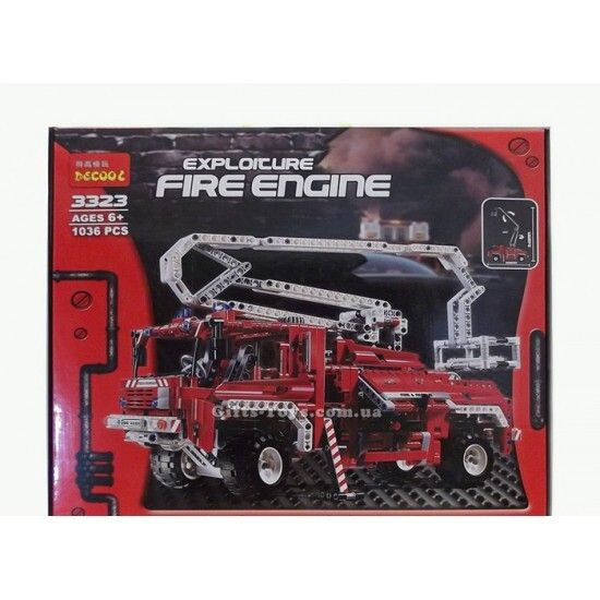 Конструктор DECOOL 3323 Большая пожарная машина 2-в-1 купить на OZON по низкой цене (843258501)
