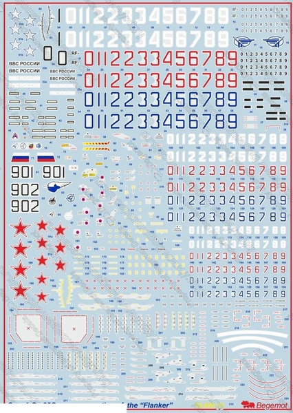 Декаль Begemot 72055 Сухой Су-35С купить на OZON по низкой цене (843722943)