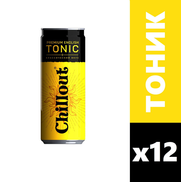 Газированный напиток Chillout Premium English Tonic (Английский тоник ...