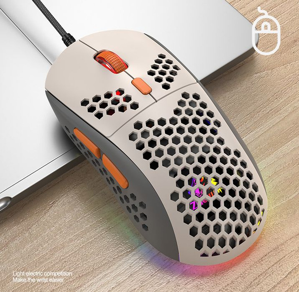 Мышь проводная Verzu Electro M600, бежевый, коричневый - купить по ...