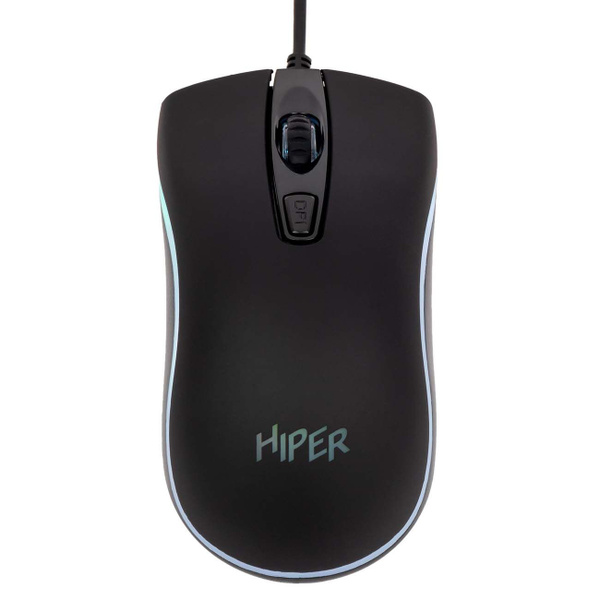 Игровая мышь проводная HIPER A-5 Wind 7930114973033, черный - купить по ...