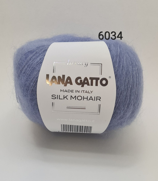 Пряжа Lana Gatto Silk Mohair / Лана Гатто Силк Мохер /- цвет 6034 ...
