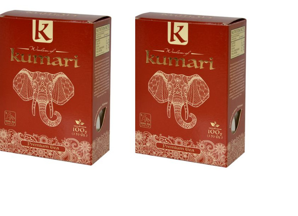 Kumari Чай чёрный "Premium Tea PEKOE", 100 г - 2 шт. - купить с ...