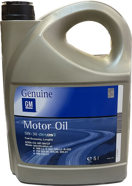 Масло моторное General Motors 5W-30 Синтетическое - купить в интернет ...