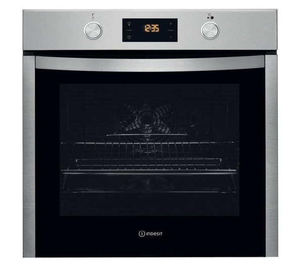 Встраиваемый электрический духовой шкаф Indesit IFW 5844 JH IX с грилем ...