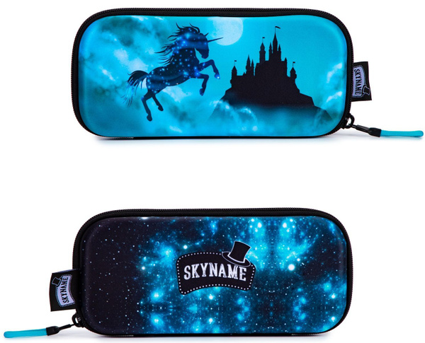 Пенал школьный для девочек с отделениями, жесткий, SkyName. - купить с ...