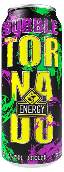 Напиток энергетический Tornado Bubble, 0,45 мл - купить с доставкой по выгодным ценам в интернет ...