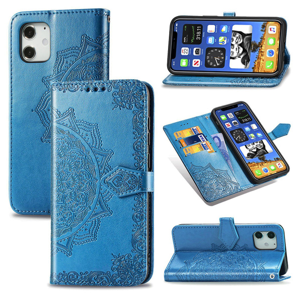 Чехол на Apple iPhone 12 mini Айфон 12 mini,Кожаный,книжка с магнитом ...