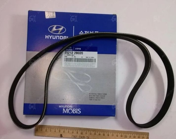 Ремень приводной общий 6PK1265 для Kia Rio 11-, Ceed 06-, Hyundai ...