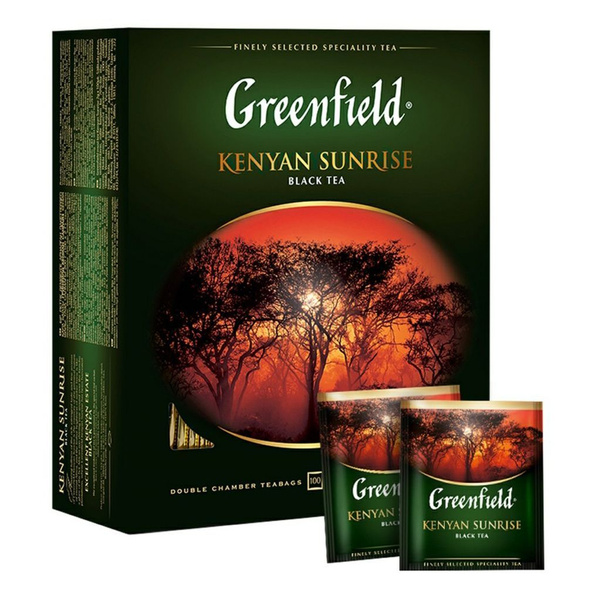 Чай черный Greenfield Kenyan Sunrise в пакетиках 2 г х 100 шт - купить ...