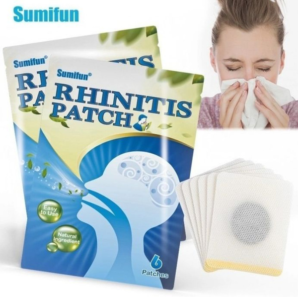 Sumifun Травяные Патчи для лечения ринита Rhinitis Patch, 6 шт в уп ...