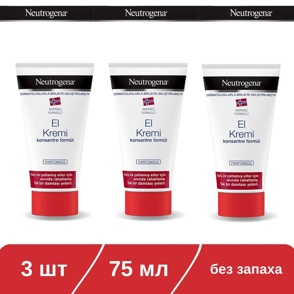 Neutrogena Норвежская формула Крем для рук без запаха, 75 мл (Пакет из ...