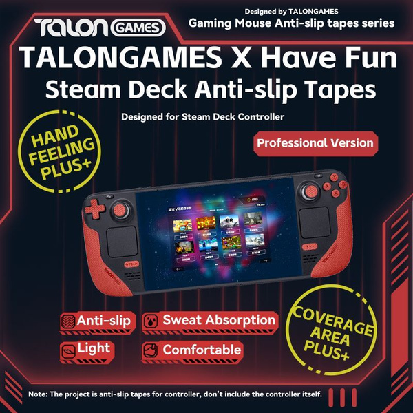 Вопросы и ответы о For Steam Deck,Steam Deck OLED Version / TALONGAMES / Нескользящие наклейки ...