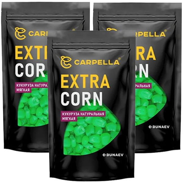 Вопросы и ответы о Кукуруза для рыбалки (3 уп) Carpella EXTRA CORN зелёная КОНОПЛЯ 100 гр ...