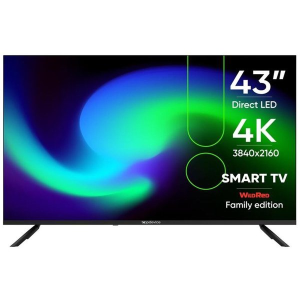 Купить телевизор Topdevice TDTV43BS06U-BK 43" - купить с доставкой по ...
