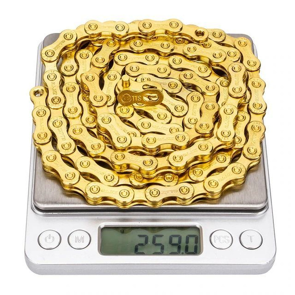 Цепь для велосипеда 11 скоростей ZTTO Gold 116 зв. с замком золотая 1 ...