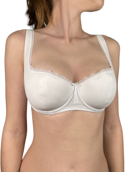 Бюстгальтер Женский Anfen балконет, размер 90C белый Нейлон, Спандекс Повседневный Китай Крючки ...