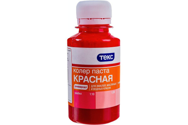Колер Текс Красный 100 мл - купить по низкой цене в интернет-магазине ...