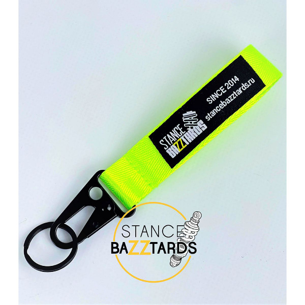 Брелок-ремувка с вышивкой StanceBazztards кислотно зеленая, SB_RBF ...