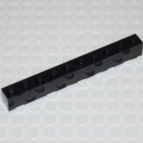 Деталь Lego 50шт Кирпич 1x10 (черный) 611126 - купить с доставкой по ...