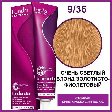 9-36 Londa Professional Стойкая крем-краска для волос, 60 мл Искристое ...