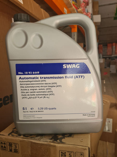 Автотрансмиссионное масло (ATF) SWAG 5 литров арт.10936449 - купить по ...