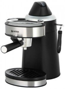 Кофеварка капельная VITEK VT-1510 BK, рожковая, черный/серебристый купить на OZON по низкой цене ...