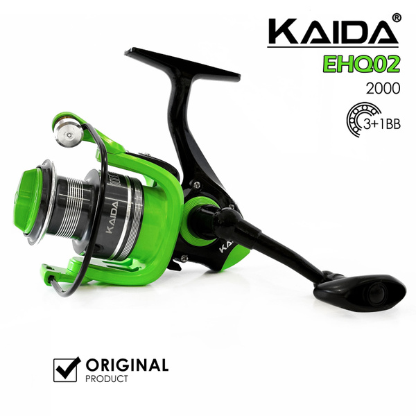 Катушка KAIDA EHQ02, Безынерционная, 2000, Передний фрикцион купить по низкой цене с доставкой в ...