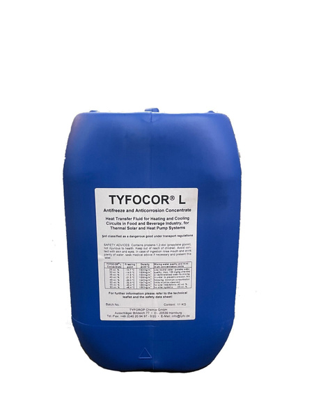 TYFO Теплоноситель Tyfocor L на пропиленгликоле (концентрат), 11 кг 10л ...