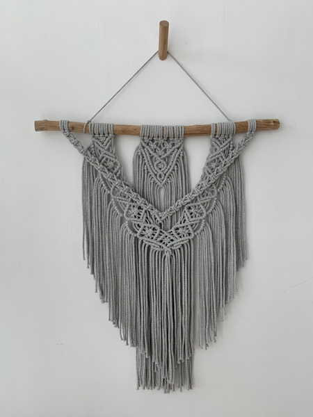 Украшение настенное интерьерное Декорация настенная макраме панно скандинавский стиль купить