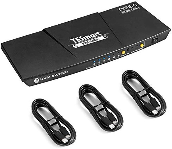 TESmart KVM-переключатель CKS0301A1U-3 - купить с доставкой по выгодным ...