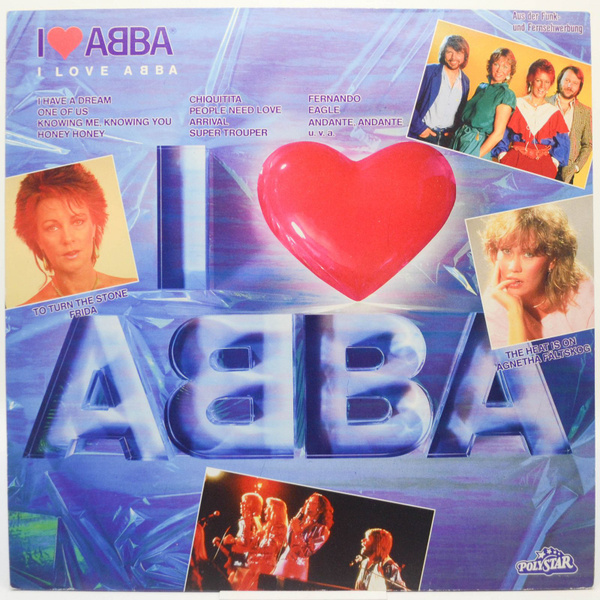 Виниловая плаcтинка I Love ABBA, 1984 Excellent (EX) (LP) - купить с доставкой по выгодным ценам ...