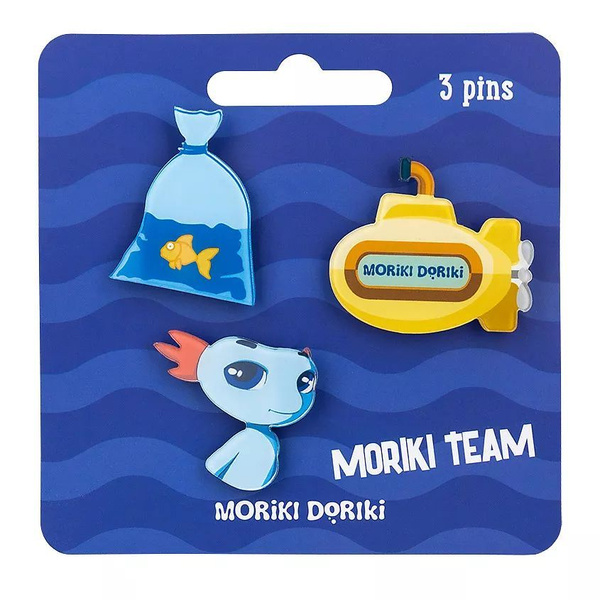 MORIKI DORIKI Набор значков MORIKI TEAM - купить с доставкой по ...