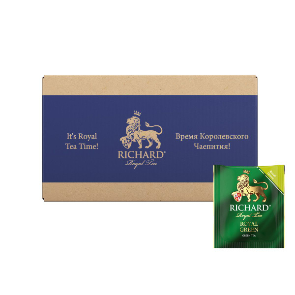 Чай в пакетиках зеленый Richard Royal Green, 200 шт - купить с ...