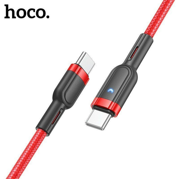 Кабель USB Type-C/USB Type-C hoco U117_USB Type-C/USB Type-C_USB-C - купить по низкой цене в ...